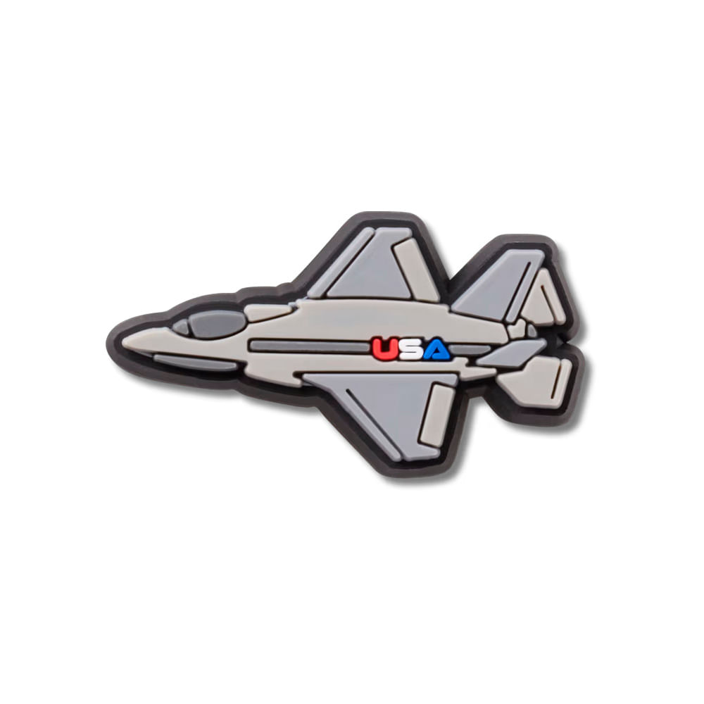 Jibbitz Crocs Usa Fighter Jet Unissex | Jibbitz é na Magic Feet